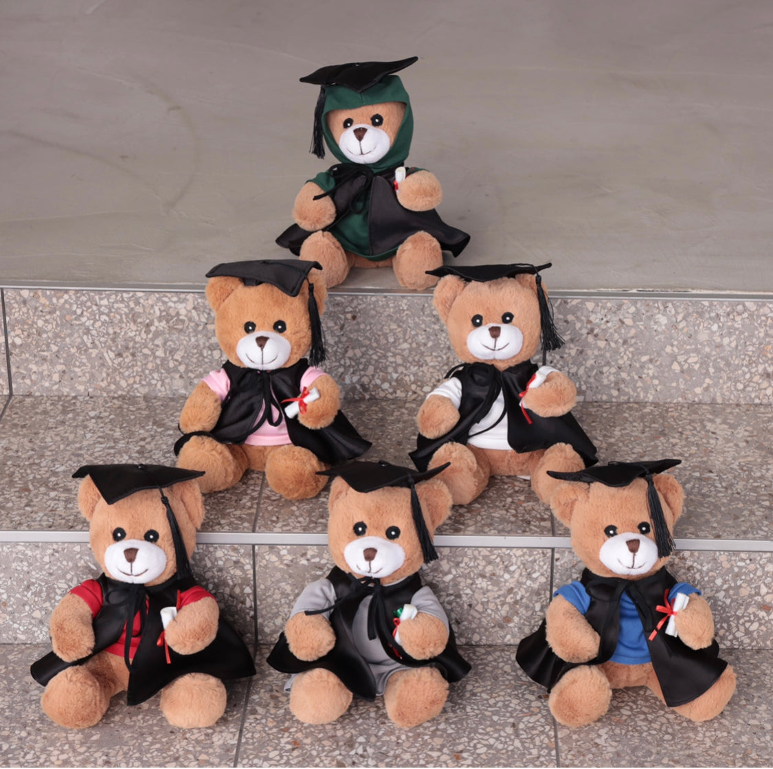 Personalised Graduation Bear Gift - Embroidered Graduate name and Year ...